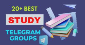 20+ Best Study Telegram Group Link [FREE PDF NOTES STUDY MATERIAL ...